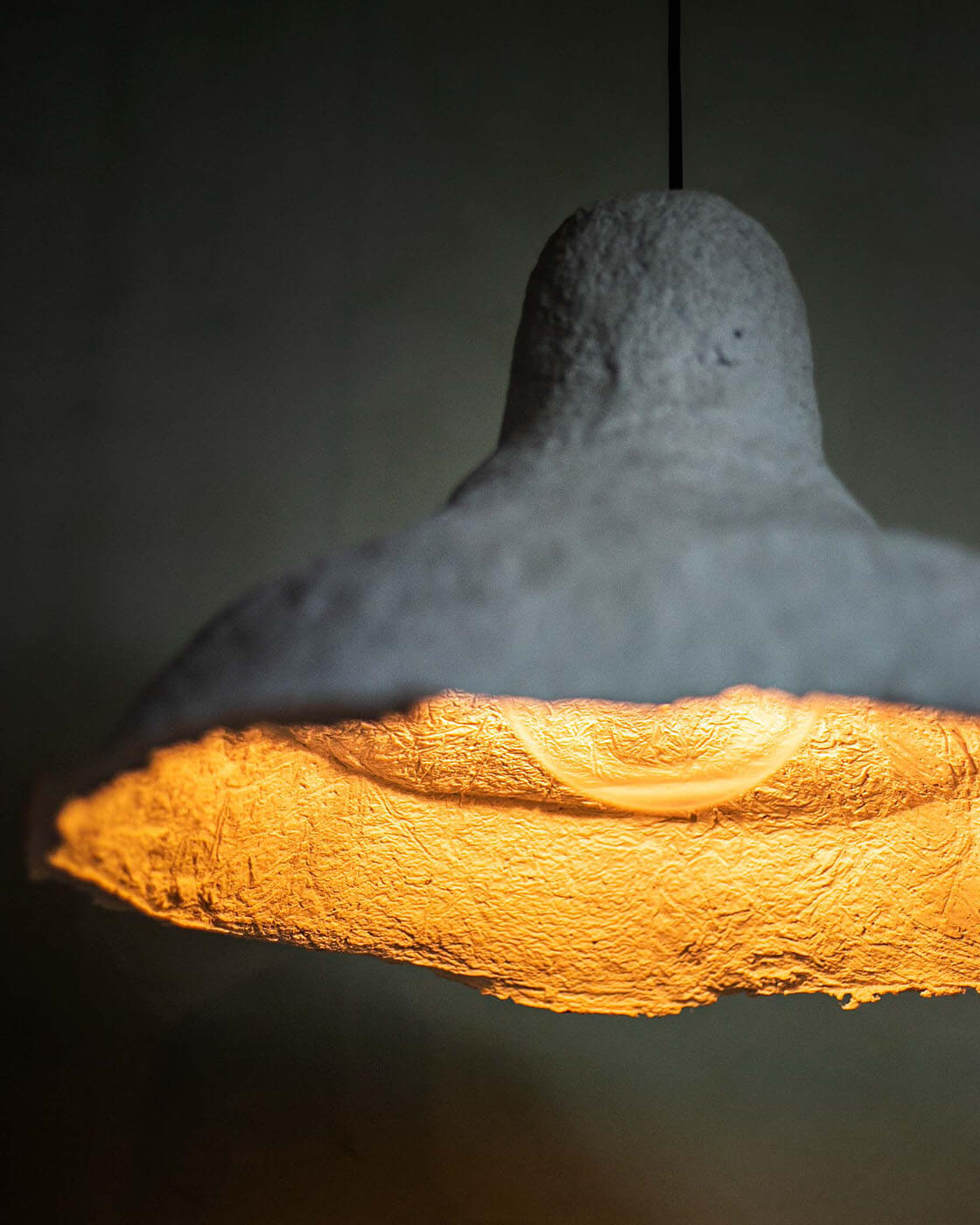 Recycled paper design lamps - 0DESIGN.LV